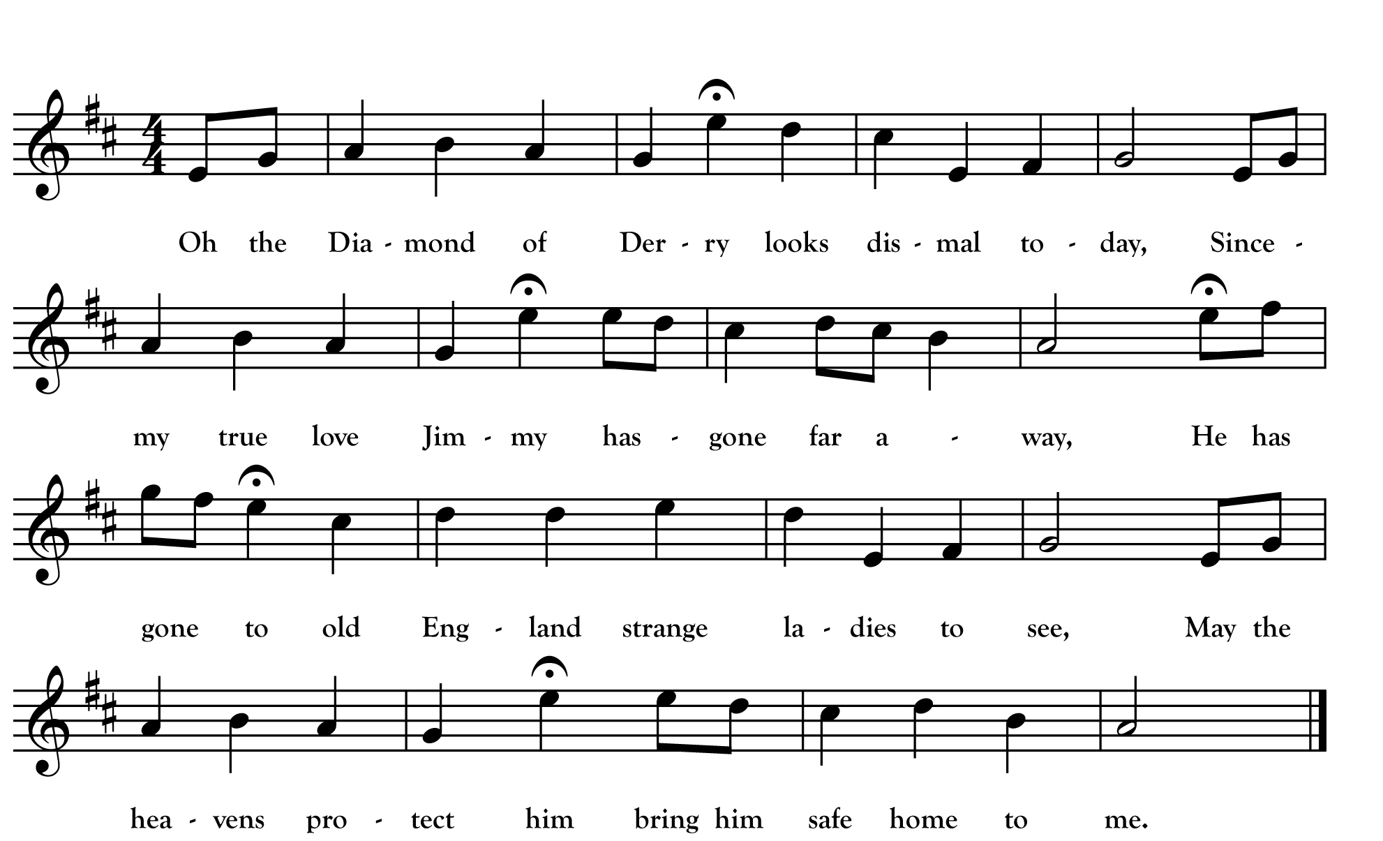 The Diamond of Derry - evergreentrad